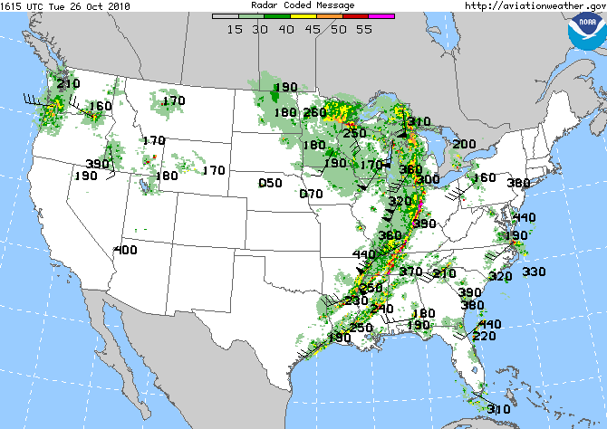 Weather Maps Visible